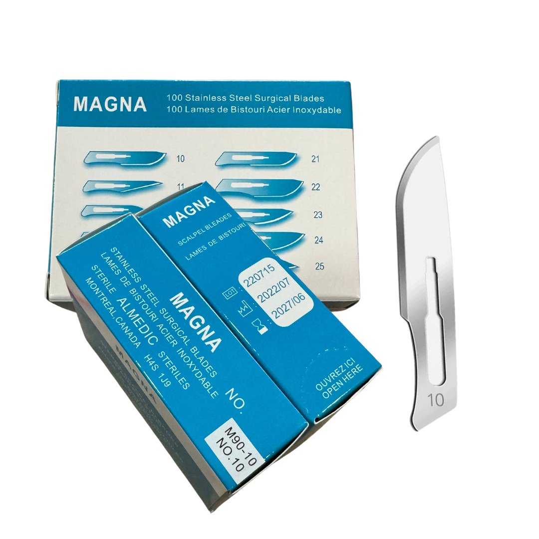 #10 Dermaplaning Blades, Premium Surgical Blade, Box of 100 ...