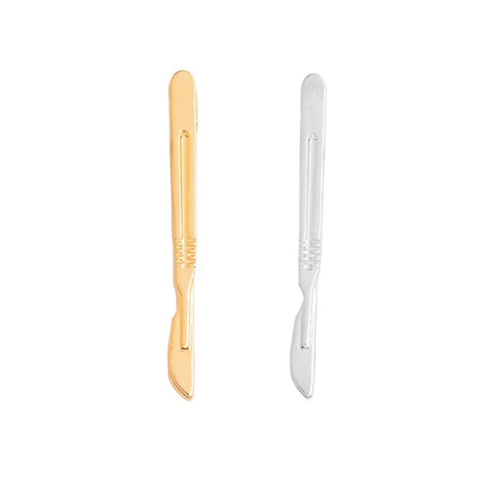 Lapel Pin - Dermaplaning Tool Scalpel Enamel Pin for Aestheticians ...